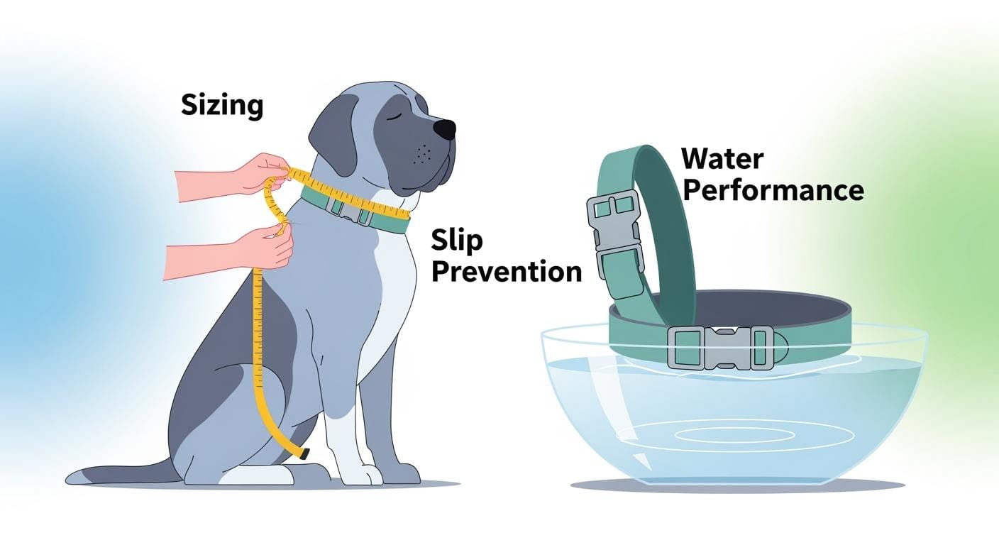 Large dog collars practical guide - neck sizing, slip prevention, and ...
